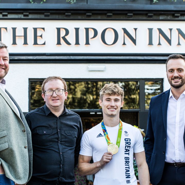 Olympic champion Jack dives inn to mark Ripon reopening